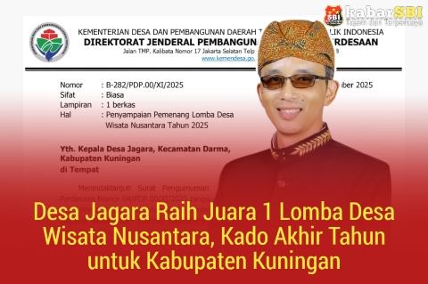 Desa Jagara Raih Juara 1 Lomba Desa Wisata Nusantara, Kado Akhir Tahun ...